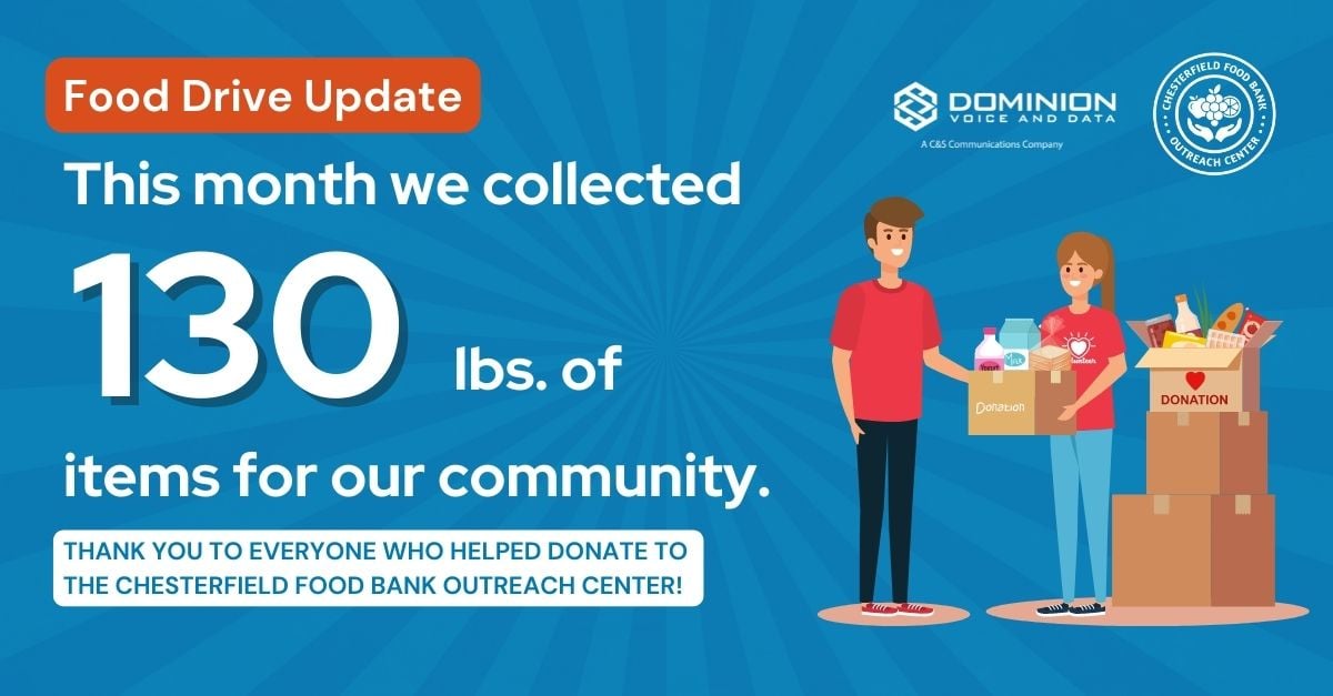 Uniting for Impact: Over 130 lbs of Donations Gathered for the Chesterfield Food Bank Summer Drive